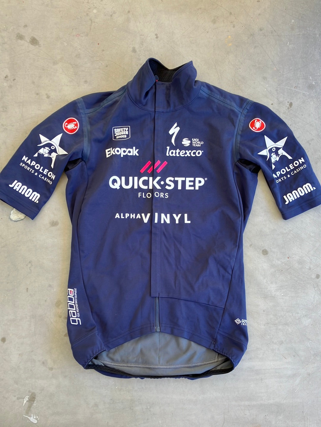 Soudal / Deceuninck Quick-Step | Castelli Short Sleeve Gabba Jacket ...