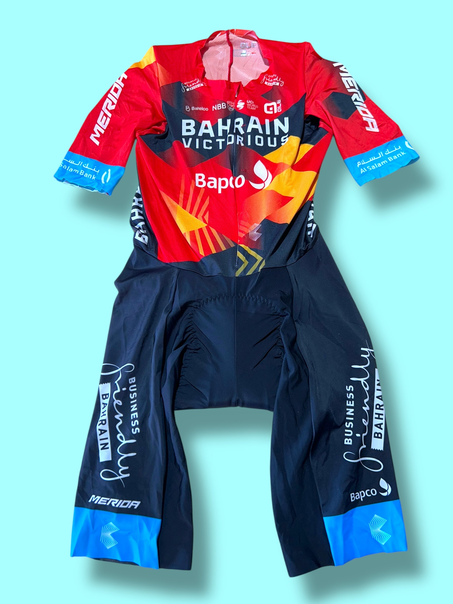 TT Suit Time Trial Triathlon Road Racing Aerosuit| Ale |Bahrain Victor ...