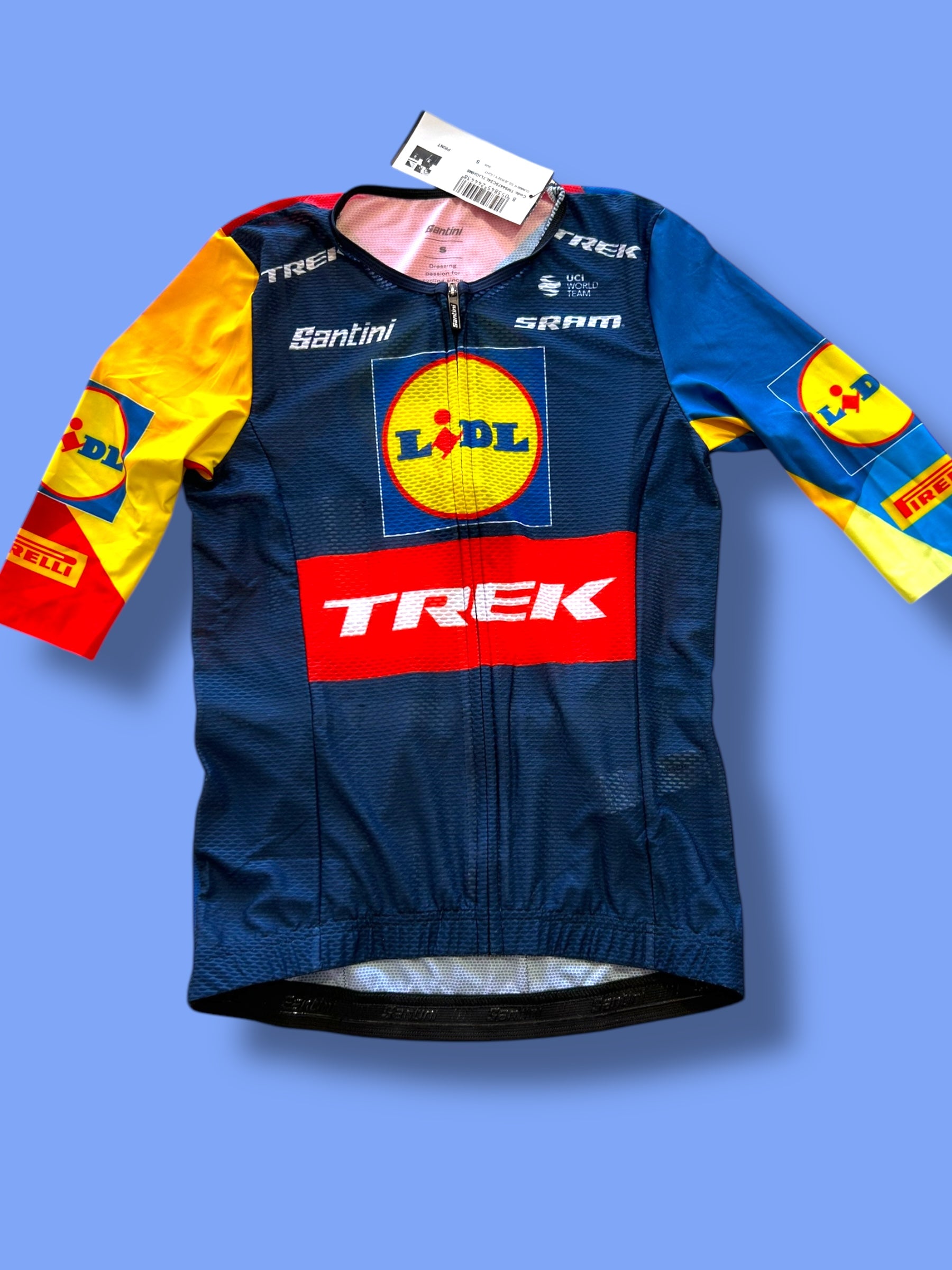 Summer Jersey Short Sleeve Lightweight Team Issued! | Santini | Lidl T ...