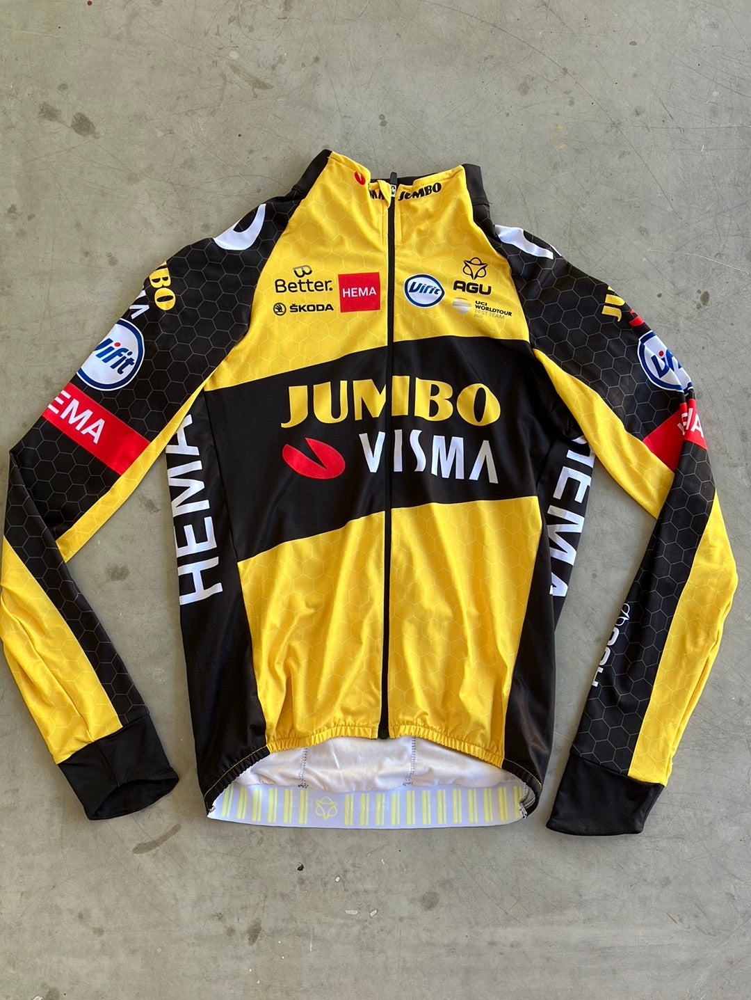 Jersey Long Sleeve Winter | Agu | Jumbo Visma | Pro Cycling Kit – Pro ...