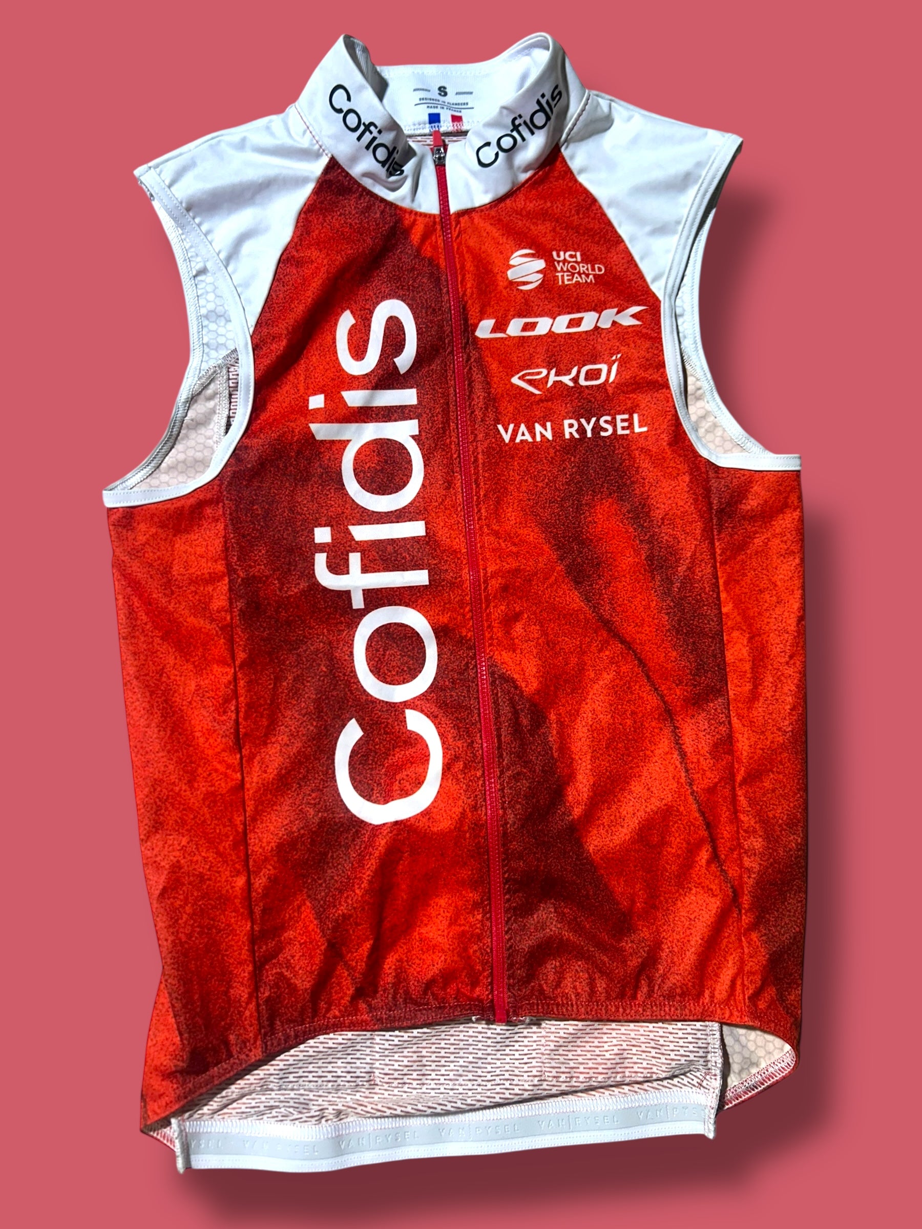 Wind Vest Gilet Packable Rider Issued| Mobel | Cofidis| Pro Cycling Ki ...